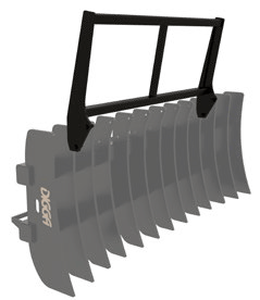 Digga Root Rake For Skid Steer Loaders & 3-10T Excavators | Root Rake ...
