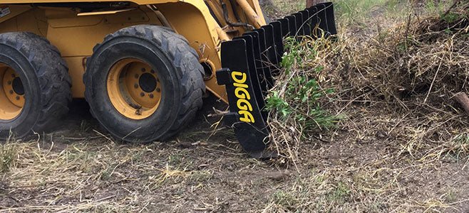 Digga Root Rake For Skid Steer Loaders & 3-10T Excavators | Root Rake ...