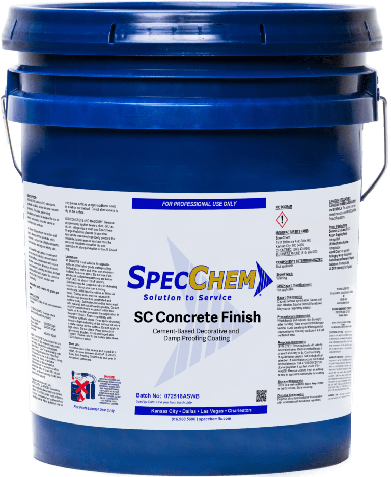 Sc Concrete Finish Cement-Based Decorative And Damp Proofing Coating ...