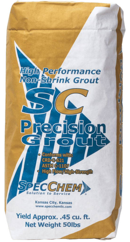 SC Precision Grout Non-Shrink, Non-Metallic Grout | Cement Based Grout ...