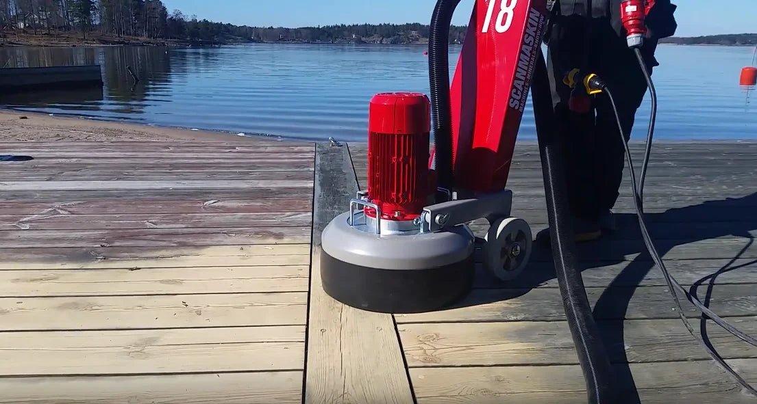 Scanmaskin 18 Concrete Grinding Machine | Scanmaskin Distributor – Diamond Tool Store