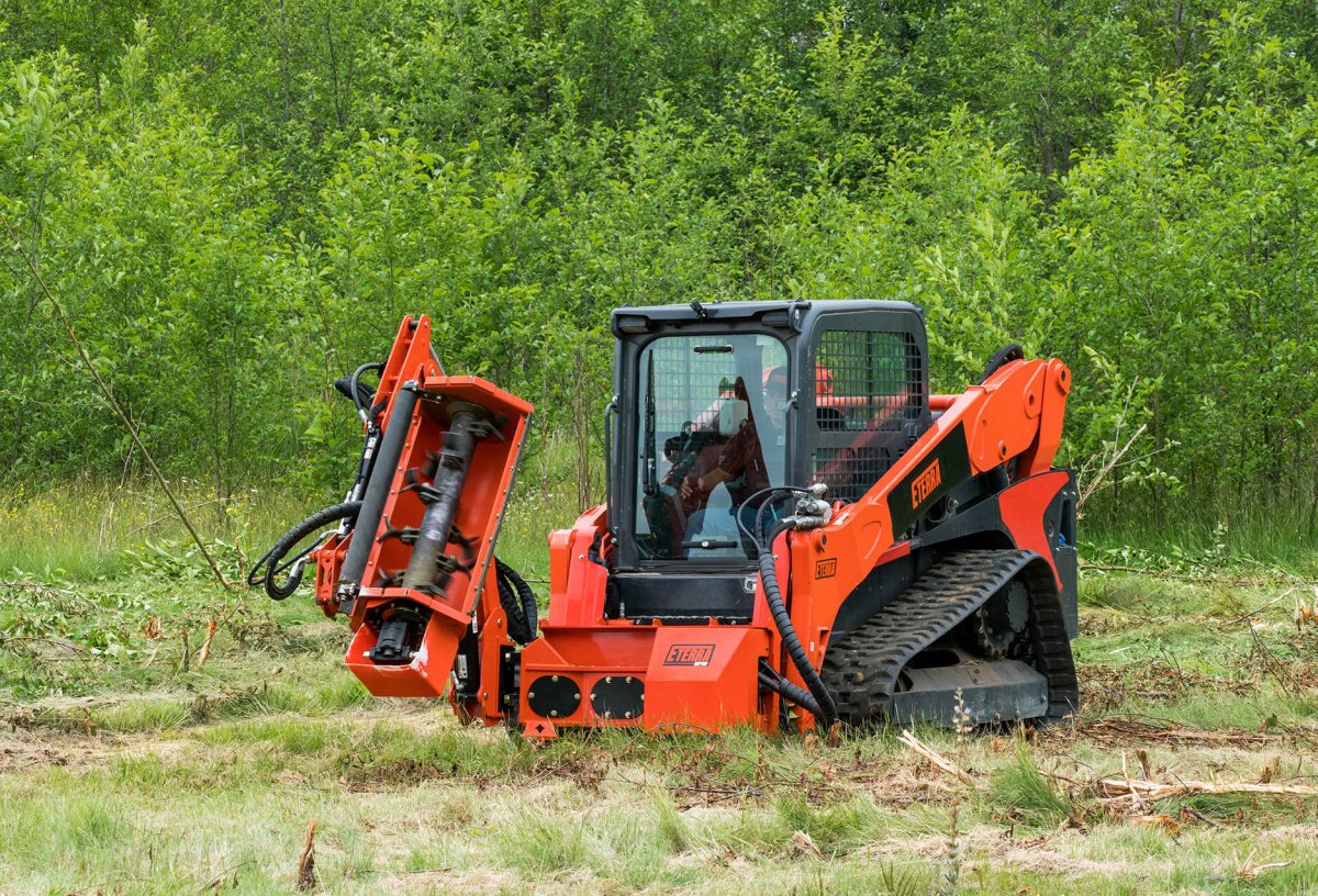 SIDEWINDER 36" MINI SKID STEER FLAIL MOWER ATTACHMENT | Landscaping ...