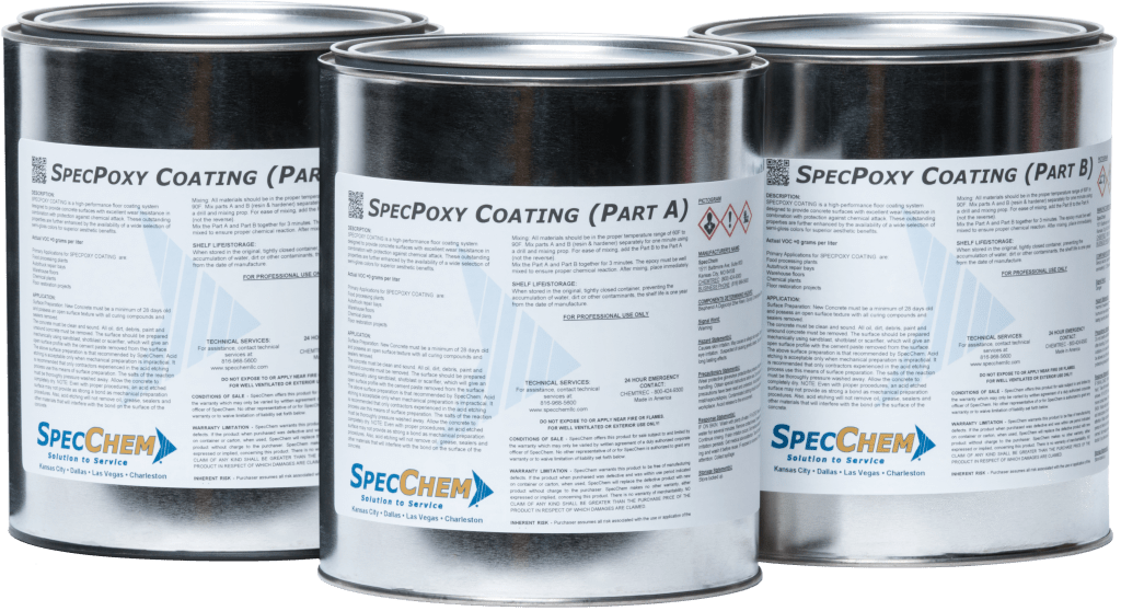 SpecPoxy Coating 100% Solids High-Build Epoxy Coating | SpecChem ...