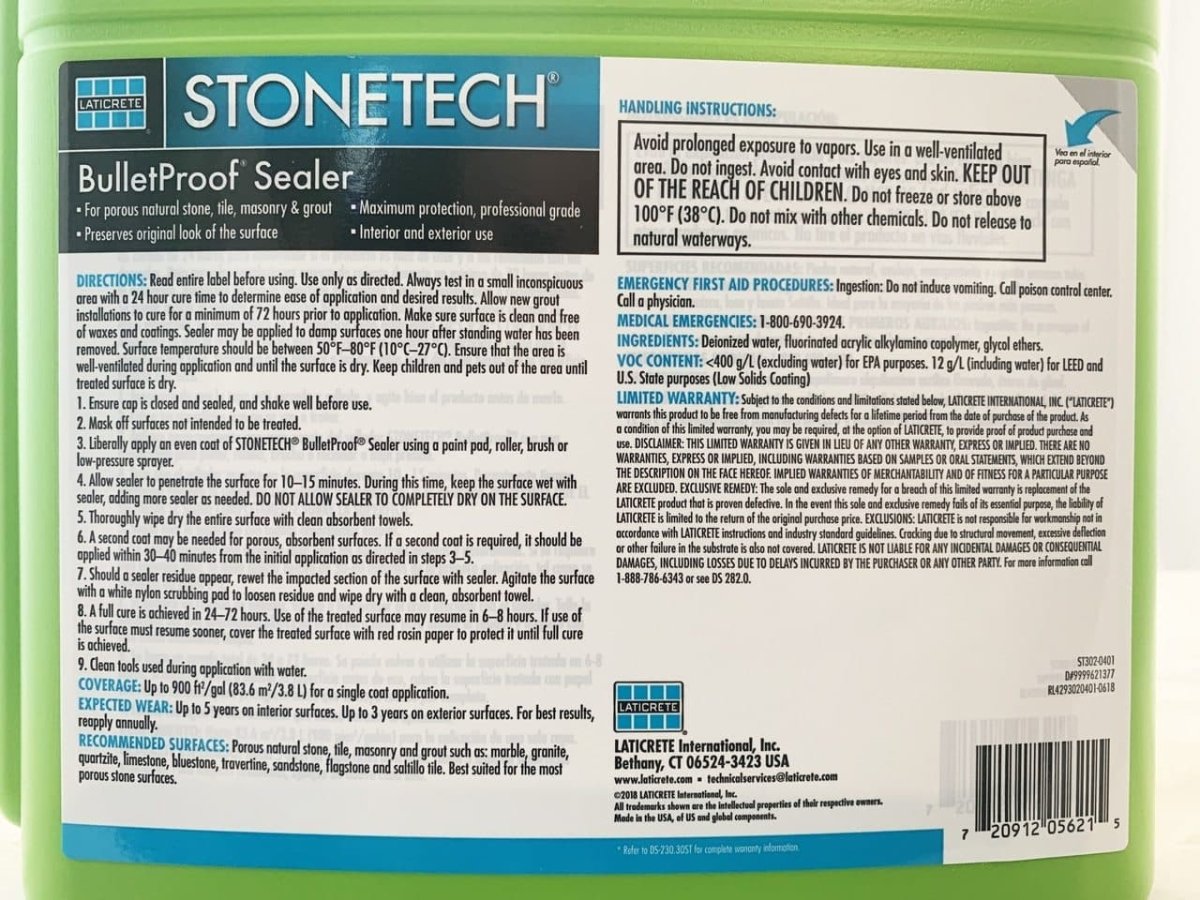 StoneTech Bulletproof Sealer for Marble & Natural Stone – Diamond Tool ...