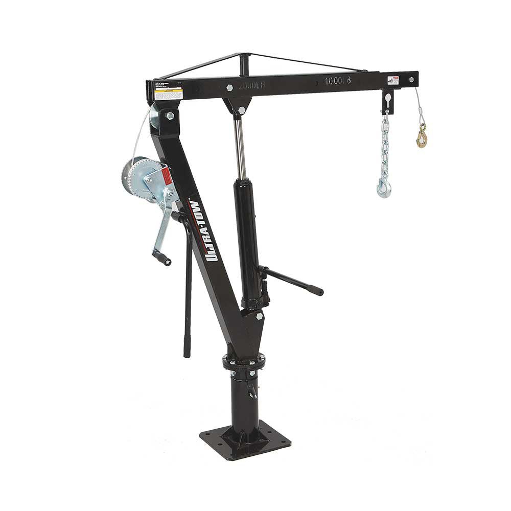 Ultra-Tow Hydraulic Pickup Truck Crane With Hand Winch | 2000-Lb. Cap ...