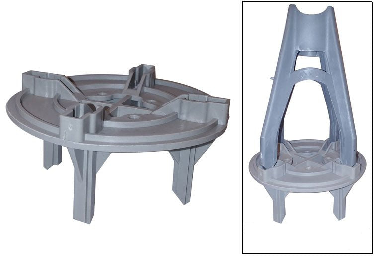 Unichair ® Plastic Rebar Support 2" Base | Concrete Chairs for Rebar ...