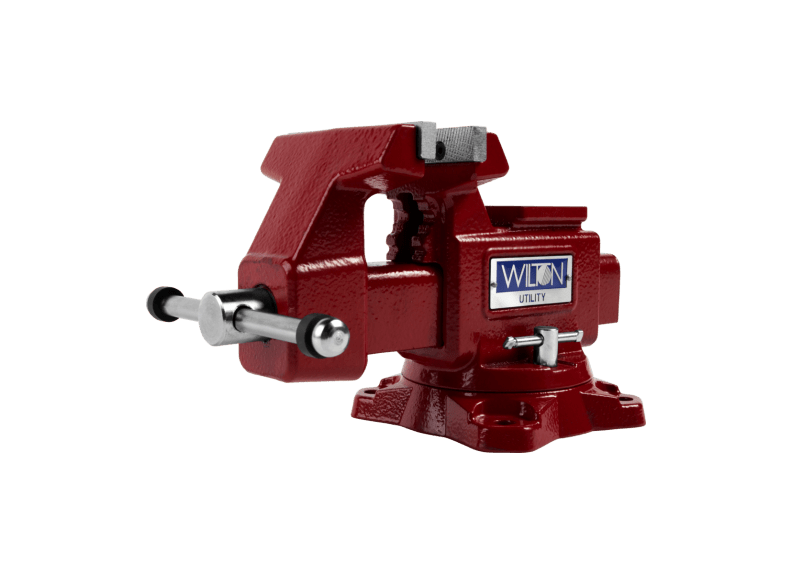 Utility Bench Vise 4-1/2” Jaw Width, 4" Jaw Opening, 360° Swivel Base ...