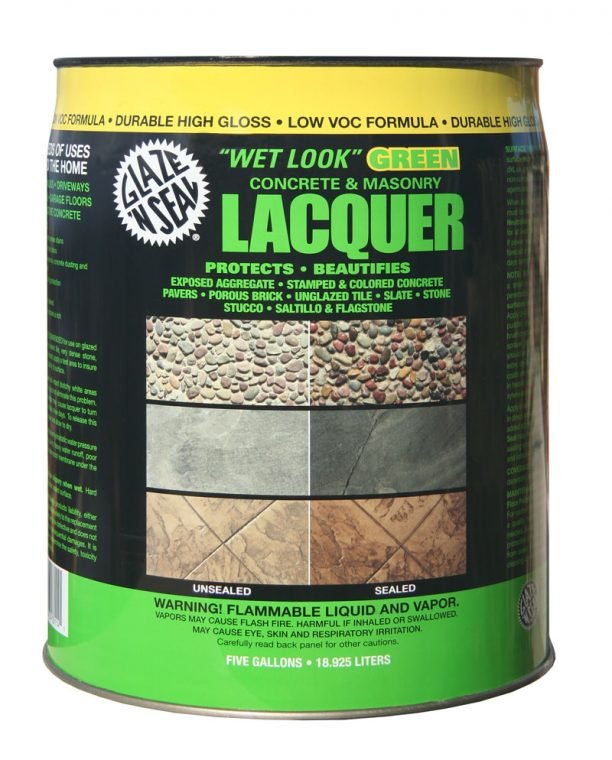 Wet Look Lacquer Green | Clear Acrylic | Low VOC | Non-Yellowing ...
